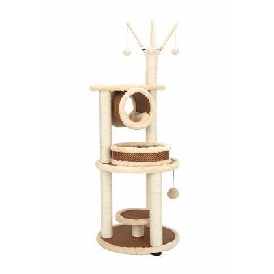 China Manierhuisdier Toy Furniture Big 36x36x41cm Cat Activity Tree Te koop