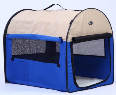 China 4 Windows Safe Breathable Pet Carrier With Fleece Sleeping Mat for sale