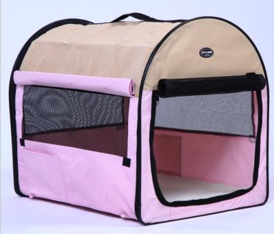 China 4 Windows Safe Breathable Pet Carrier With Fleece Sleeping Mat for sale