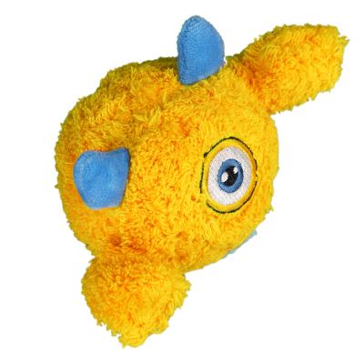Cina Piccoli giocattoli arancio della peluche dell'animale domestico del mostro/giocattoli dell'animale domestico/giocattoli cane della peluche/piccoli giocattoli dell'animale domestico in vendita