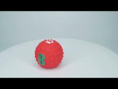 Diametro interattivo della palla 5cm dell'ossequio del cane della fragola di gomma