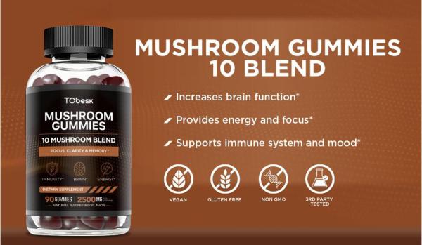 Quality Gummy Candy Lions Mane Reishi Mushroom Supplement For Teenagers' Memory Sleep for sale