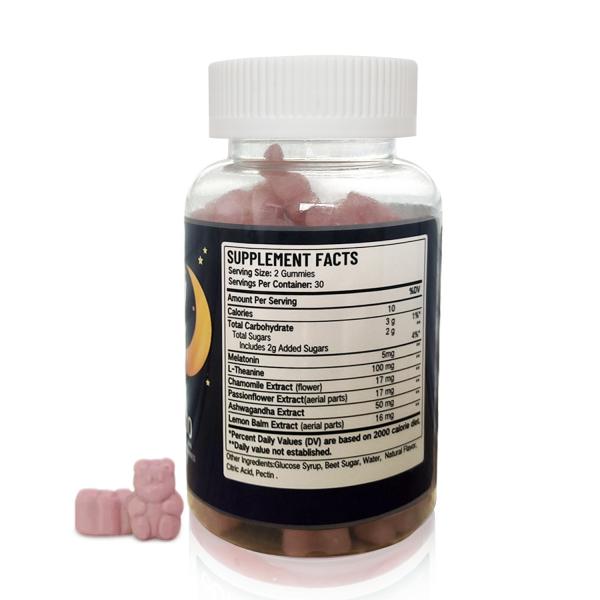 Quality Sleep Soundly With Direct Mixed Flavor Melatonin Gummies Cool And Dry Storage for sale