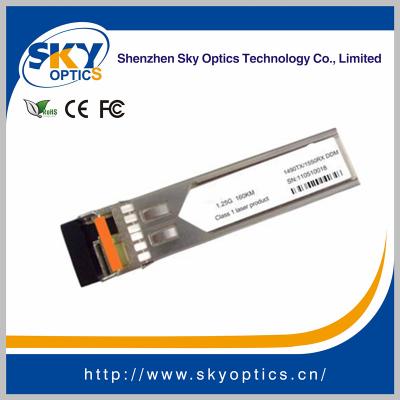 China 1.25G SFP BiDi 160KM Transceive 1490/1550nm(1550/1490nm) with DDM for sale