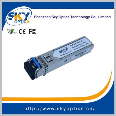 China SFP Transceiver 1.25G Converted to MM 1GBE SFP LX 20KM Module for sale