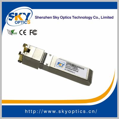 China 10G Copper SFP RJ45 30m Transceiver SFP Module factory for sale