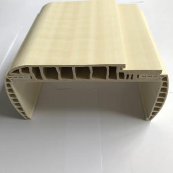 China montante do aro da porta decorativo do favo de mel do quadro de porta 4.6cm da arquitetura WPC de 20cm à venda