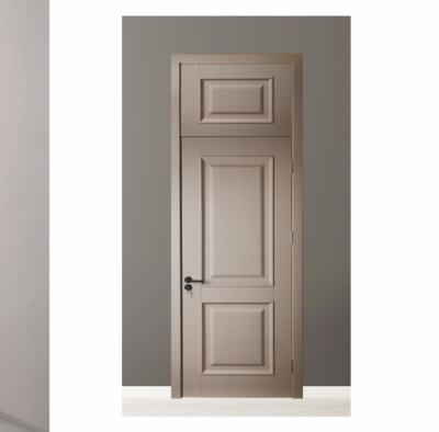 Cina le serrature di porta di legno di lusso dell'isolamento della schiuma di 35mm trattano la porta interna della pelle del MDF in vendita