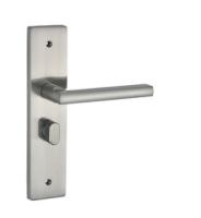 China PVC Plastic Interior Door Hardware Locks Wood Composite Door Hardware for sale