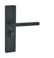 China PVC Plastic Interior Door Hardware Locks Wood Composite Door Hardware for sale