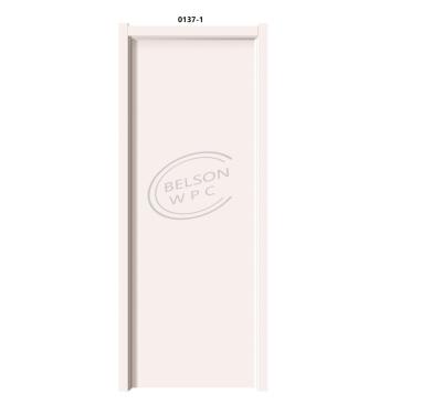 China BES 0137-1 reines und volles wpc (hölzerne PVC-Zusammensetzung) wpc hohle Tür-Fertigung WPC TÜR, EINZELNES BLATT, EBENER ENTWURF zu verkaufen