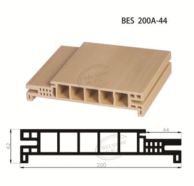 Chine Vue composée en plastique de profil de porte nouvel en bois de style de BES 200A-44 ANHUI 2022 de style un avec l'architrave/ceinture à vendre