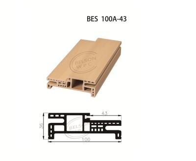 Chine Vue composée en plastique de profil de porte nouvel en bois de style de BES 100A-43 2022 de style un à vendre