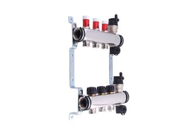 China Pex Radiant Heat Manifold With Italy Style Meter , Water Supply Manifold for sale