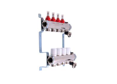 China Customized Sliver Color  Brass Water Ufh Manifold Long Lifespan for sale