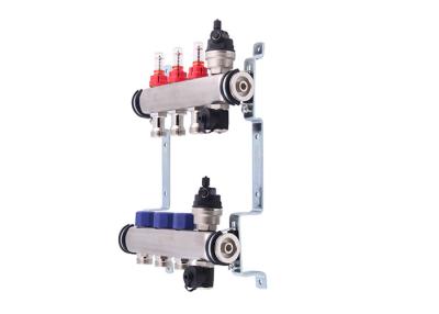 China SS House Water Manifold For Underfloor Heating / UFH Manifold for sale