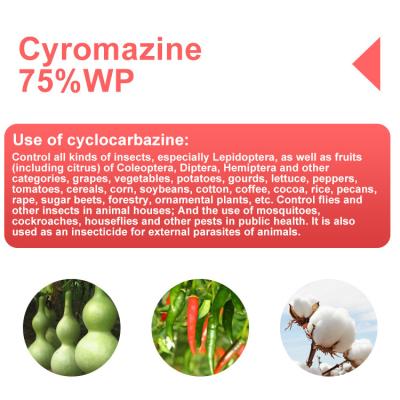 Cina Insetticida di ciromazina 75%WP per i minatori di foglia CAS nessun 66215-27-8 in vendita