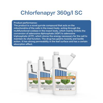 China des Insektenvertilgungsmittel-milbentötenden Mittels 24%SC Chlorfenapyr Produkte für Zecken, weißes Pulver zu verkaufen