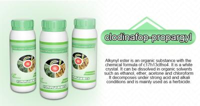 Cina Erbicidi selettivi di Clodinafop Propargyl 105512-06-9, liquido giallo-chiaro in vendita