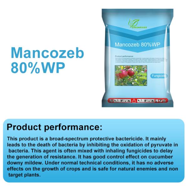 Quality Mancozeb 80%WP Plant Fungicide CAS 8018-01-7 for sale