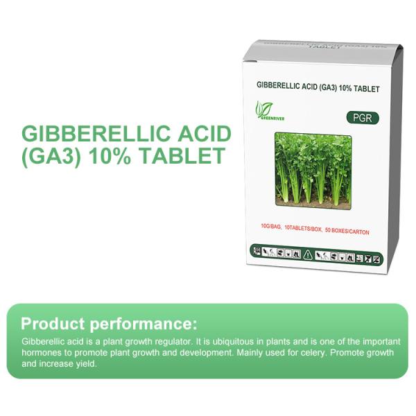 Quality Gibberellic acid 10% Tablet Plant Growth Regulators CAS 77-06-5 for sale