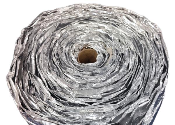 Quality Fireproof Fiberglass Core 3mm 6mm Foil Facing Flexible Reflective Foil Insulation For Metal Building for sale