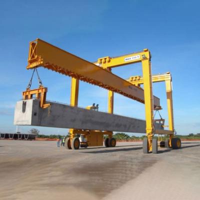 Cina Doppio sito mobile di Crane With Beam For Construction del cavalletto della trave RTG in vendita