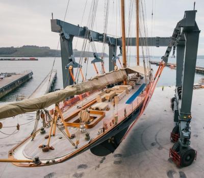 Cina Capacità su misura di Marine Travel Lift 100t di progettazione per il viaggio dell'yacht in vendita
