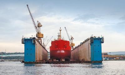 China 10 Tons Level Luffing Floating Dock Portal Cranes Customized for sale