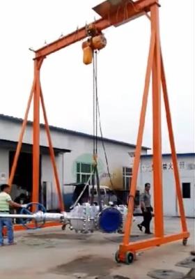 China Customized Workshop Portable Gantry Crane 5 Ton 380V 50Hz 3Phase for sale