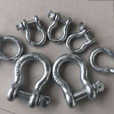 China 1t-10t 300 series Stainless Steel Bow Shackles Customizable size rustproof for sale