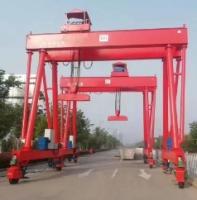 China Outdoor Single Beam Tyre RTG Cranes Customized Lightweight for sale