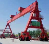 China Outdoor Single Beam Tyre RTG Cranes Customized Lightweight for sale