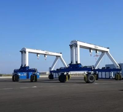 China Asymetrischer Entwurfs-mobile Brücke Crane Extra Wide 80t zu verkaufen