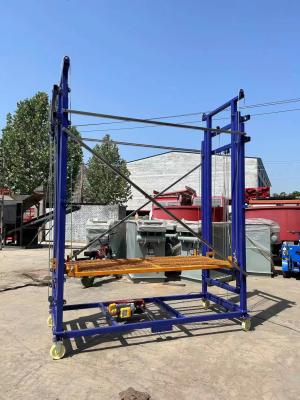 China Safe Adjustable Height Scaffold Lift 2~8m For For Decoration for sale