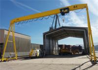 China Electric Single Girder Goliath Gantry Crane Customized for sale