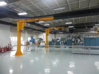 China Column Mounted Jib Rotating Crane 6~8h Working Time In Workshop for sale