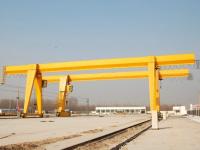 China Double Beam U Model Electric Gantry Crane Rail Mounted for sale