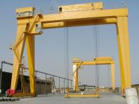China Double Beam U Model Electric Gantry Crane Rail Mounted for sale