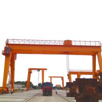 China Double Beam U Model Electric Gantry Crane Rail Mounted for sale