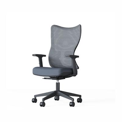 China Office Furniture Luxury Lumbar Back Support Ergonomic Executive Swivel Computer Desk Mid-back Chairs for sale
