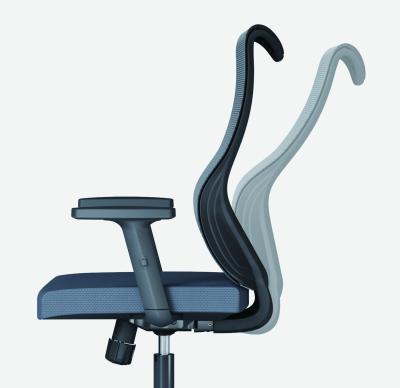 China Office Furniture Luxury Lumbar Back Support Ergonomic Executive Swivel Computer Desk Mid-back Chairs for sale