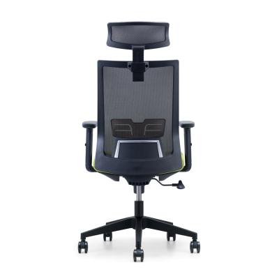China Adjustable Armrest and Headrest Office Mesh Chair for Modern High Back Ergonomic Design for sale