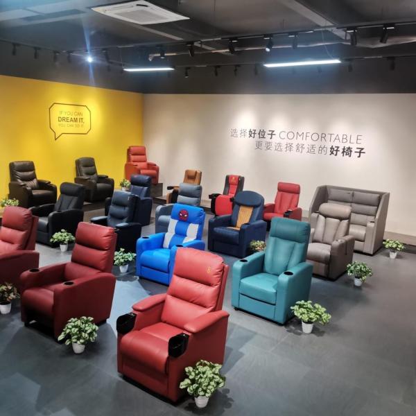 Quality Modern Commercial Furniture Theater Seat with Cup Holder 70*90*104cm Theater for sale
