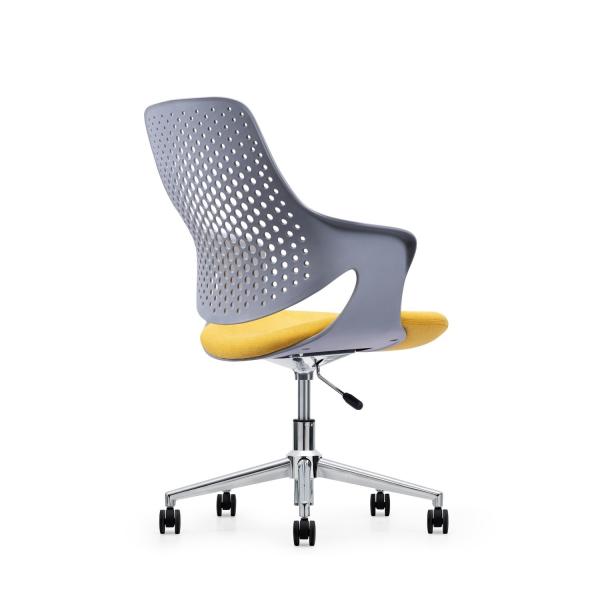 Quality Modern Gray Plastic Office Chair Cadeira de escritorio de plastico with Mail for sale