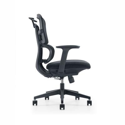 China OEM ODM Mid Back Mesh Revolving Chair Adjustable Armrest Ergonomic Swivel Office Chair for sale
