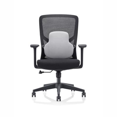 China Customizable Mesh Executive Office Chair with Adjustable Armrest and Swivel Base for sale