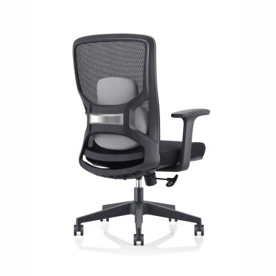 China Customizable Mesh Executive Office Chair with Adjustable Armrest and Swivel Base for sale