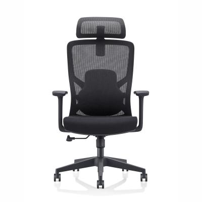Chine Chaise pivotante de bureau en maille avec mécanisme d'auto-chargement et dossier réglable 90-135° à vendre