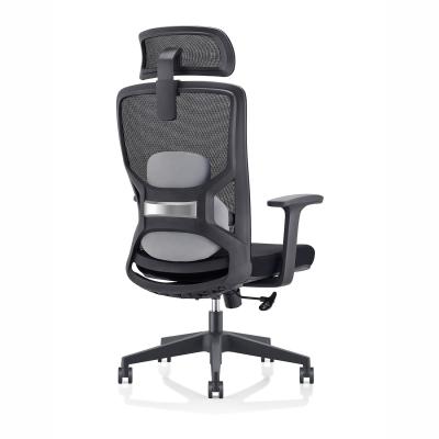 China High Black Mesh Fabric Office Chair with Lumbar Support and BIFMA Standard Certificate for sale